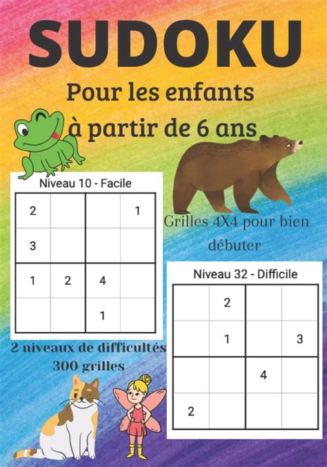 Buy Sudoku Pour Les Enfants Partir De Ans Cahier D Activit Pour
