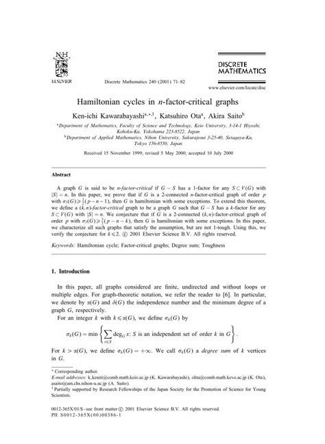 pdf hamiltonian cycles in n factor critical graphs dokumen tips