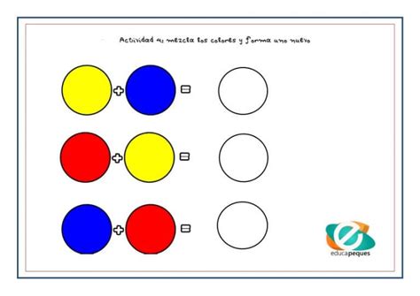 Fichas para aprender y repasar los colores en Educación Infantil