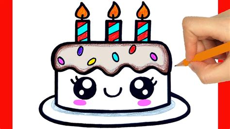 Dessin Gateau Anniversaire Kawaii Destin Dessin D Anniversaire