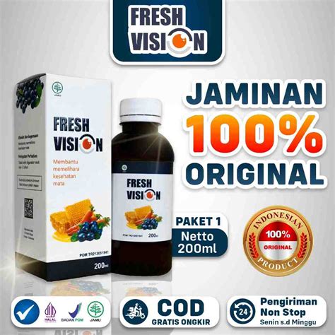 Jual Madu Fresh Vision Multivitamin Ampuh Atasi Masalah Mata Cegah Mata