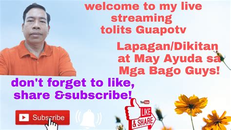 203 Live Streaming Lapagan Dikitan At Ayudahan Mga Guys YouTube