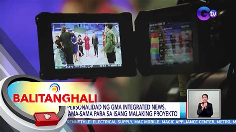 Mga Personalidad Ng Gma Integrated News Nagsama Sama Para Sa Isang