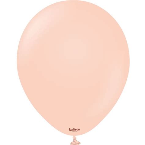 Globos Redondos de Látex 5 Macaron Salmón Kalisan globodeco es