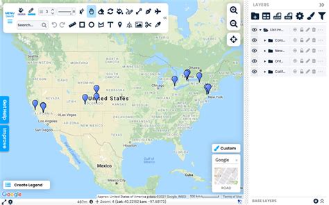 Map Spreadsheets Scribble Maps