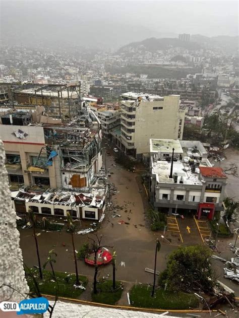 Impactantes imágenes de la destrucción que dejó Otis en México