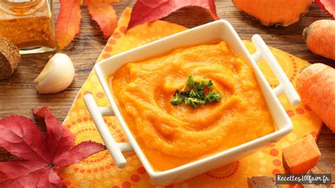Recette De Soupe Onctueuse Patates Douces Carottes Recettes Faim