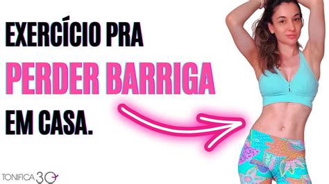 Exercício pra SECAR A BARRIGA em casa YouTube