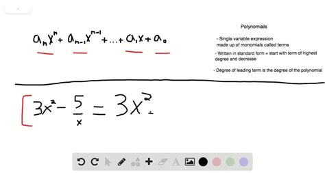 solved tell whether the expression is a polynomial if it is give its degree if it is not