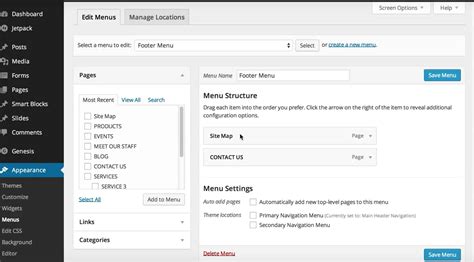 How To Change Menu Edit Navigation Bar In WordPress