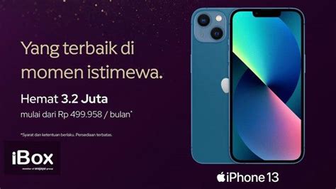 IPhone 13 Turun Harga Agustus 2024 Resmi Ibox Daftar Harga IPhone 14