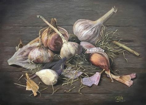Garlic Painting At PaintingValley Explore Collection Of Garlic