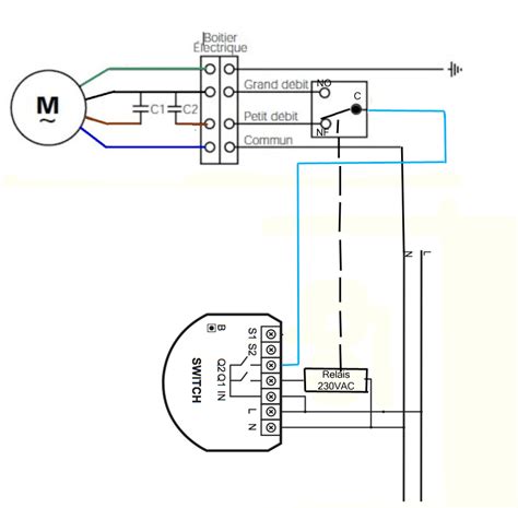 Branchement Vmc 2 Vitesses Schema Schema Electrique Branchement