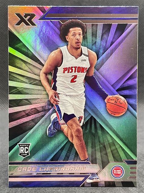 2021 22 Panini Chronicles XR Cade Cunningham Rookie Card 377 Pistons
