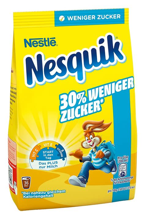 Nestlé Nesquik Kakaohaltiges Getränkepulver 1er Pack 1 x 500 g