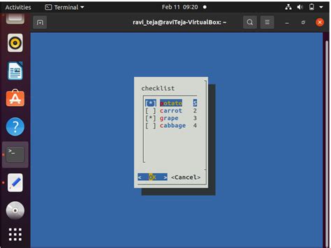 shell scripting dialog boxes geeksforgeeks