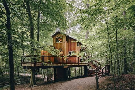 23 Amazing Treehouse Cabin Rentals In Ohio Treehouse Trippers