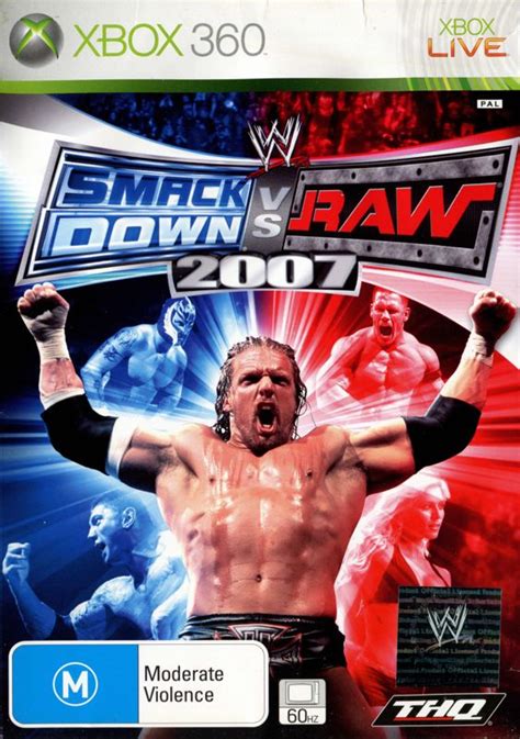 WWE Smackdown Vs Raw 2007 2006 Xbox 360 Box Cover Art MobyGames