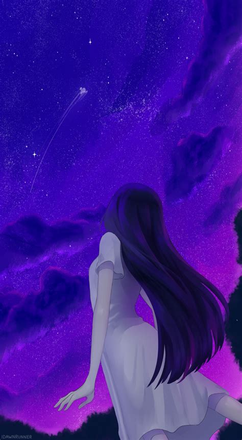 Safebooru 1girl Absurdres Artist Name Black Hair Dress From Behind Highres Idawnrunner Long