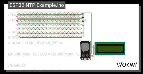 esp32 ntp example disp o wokwi esp32 stm32 arduino simulator