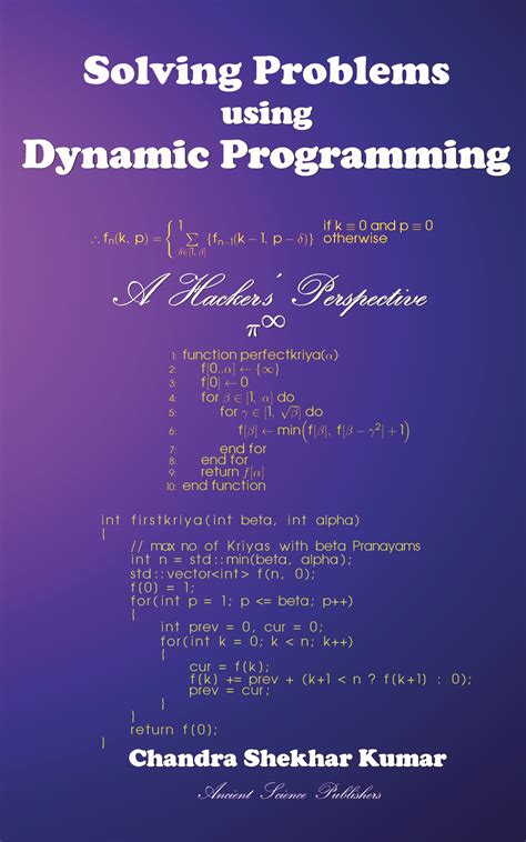 solving problems using dynamic programming a hacker s perspective