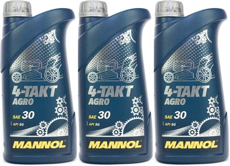 Motorenöl für 4 Takt Traktoren Rasenmäher Agro SAE 30 MANNOL API SG 3