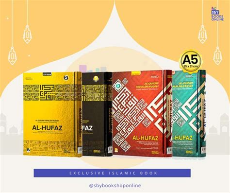 Jual Al Quran Al Hufaz A5 Hard Cover METALIZING Ukuran Sedang A5