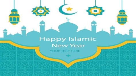 Gambar Poster Umbul Umbul Menyambut Tahun Baru Islam H
