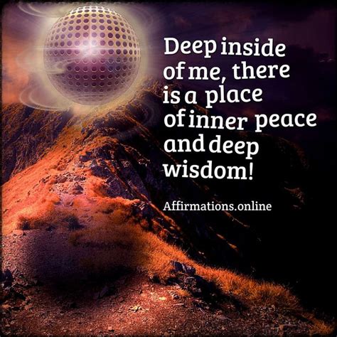 Inner Peace Affirmations Inner Peace Peace Affirmations