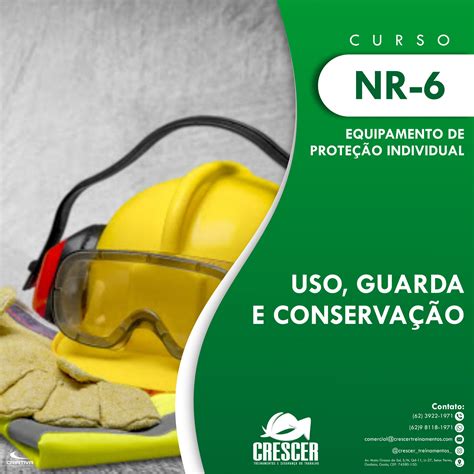 NR 6 EPI Equipamentos de Proteção Individual Crescer Treinamentos