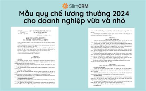 Mẫu quy chế lương thưởng 2024 cho doanh nghiệp vừa và nhỏ