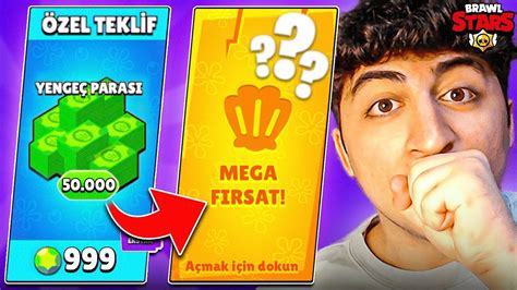 50 000 YENGEÇ PARASI SATIN ALDIM BRAWL Stars YouTube