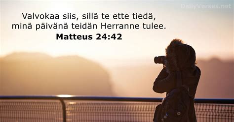 Matteus 24 42 Raamatun Jae DailyVerses Net