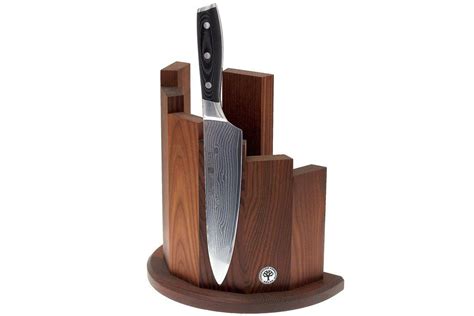 B Ker Makassar Knife Block For Knives Brown Advantageously