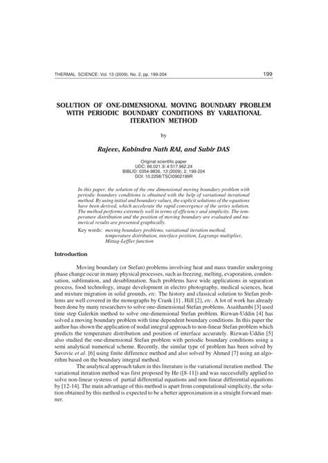 pdf solution of one dimensional moving boundary problem with periodic boundary conditions by