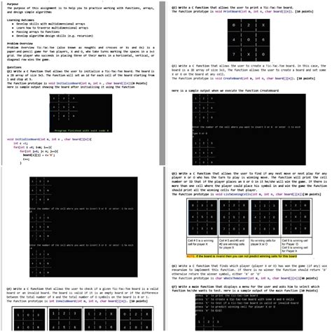 solved this is one whole c program for a tic tac toe game
