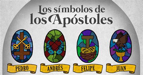 Infografía Los símbolos de los Doce Apóstoles Catholic Link