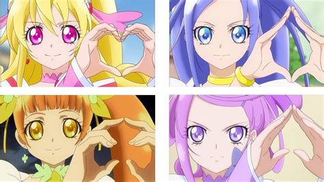 Doki Doki Precure Vs Glitter Force Doki Doki Signature Poses YouTube