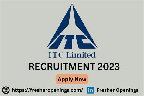 ITC Limited Job Vacancy 2023 2023 Off Campus Hiring Drive Apply Now