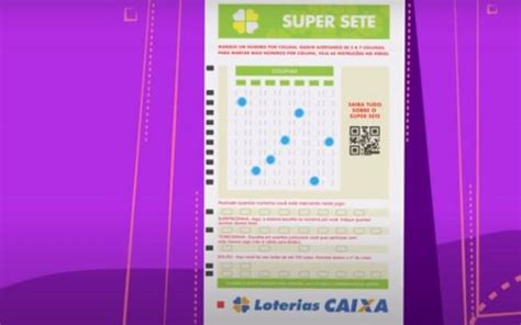 Super Sete NOVA loteria é lançada pela Caixa aprenda a apostar