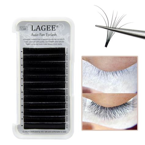 Lagee Autofan False Eyelashes Easy Fanning Eyelash Extensions Blossom