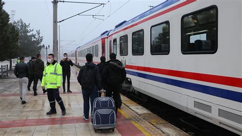 Bölgesel tren seferleri yeniden başladı Son Dakika Haberleri