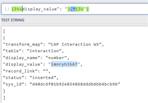 How To Get The Required Value From Set Of Strings Using Regex Studio