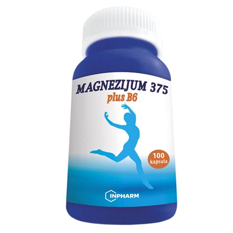 Magnezijum 375 B6 100 Kapsula Na Stanju SHOP BENU RS