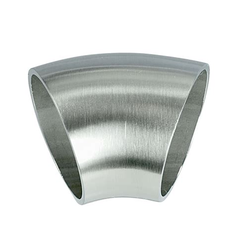 Edelstahl Schweißbogen 45 Schweißfitting V2A Verbinder Fitting Bogen