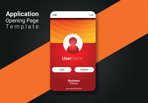 Landing Page Template Home Page For App Design Ui Page Vector Design