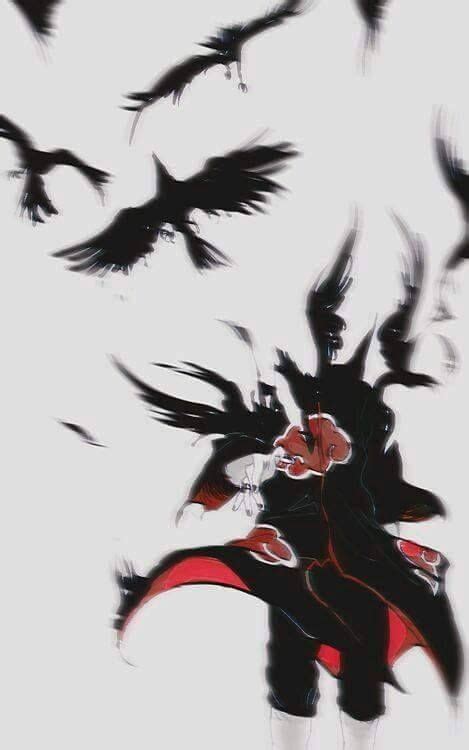 Itachi Uchiha Transforming Into Crows Picture Anime Images Anime