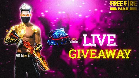 FREE FIRE LIVE GIVEAWAY REDEEM CODE GIVEAWAY DIAMOND GIVEAWAY
