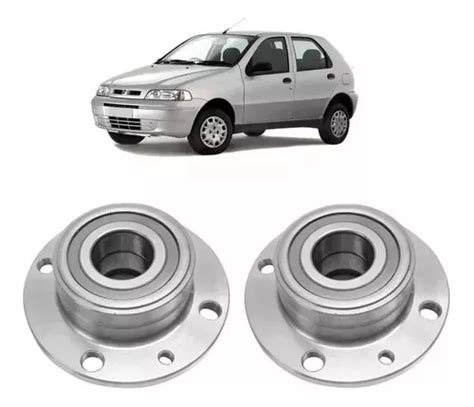 Par Cubo Roda Traseiro Palio 1996 A 2014 C Rolamento S Abs