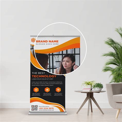 Free Rollup Banner Mockup Psd